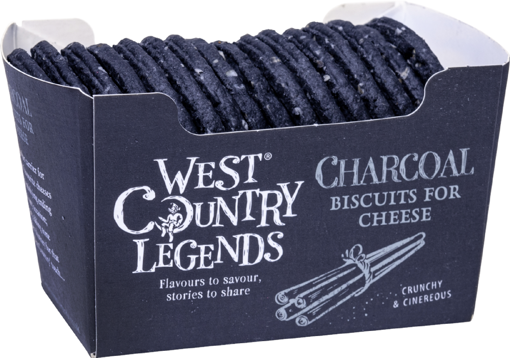WEST COUNTRY LEGENDS Charcoal Biscuits for Cheese 100g – Flynn's Deli